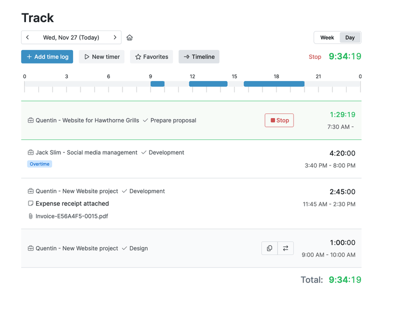 Overtime Tracker | My Hours